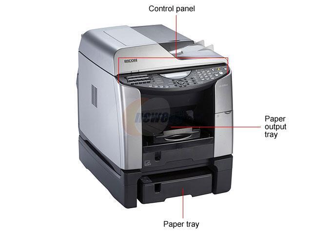 RICOH GX3050SFN Up to GelSprinter InkJet MFC / All-In-One Color Printer ...