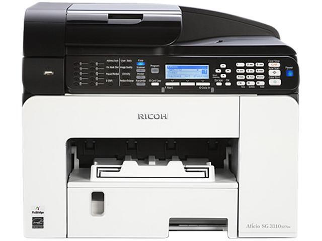 RICOH Aficio SG 3110SFNw InkJet Workgroup Color Printer - Newegg.com