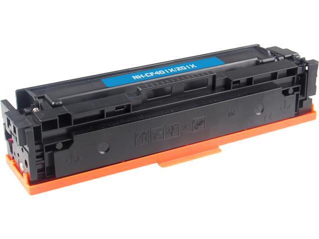 Rosewill RTCS-CF401X Cyan Toner Cartridge Replace HP CF401X, 201X Cyan ...