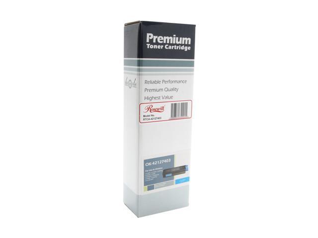 Rosewill RTCA-42127403 Cyan Toner Compatible w/ OkiData C5100n, C5150n ...