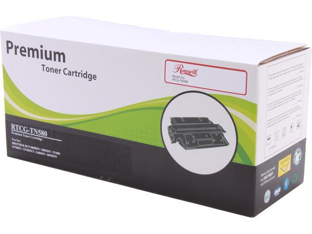 Rosewill RTCG-TN580 Black High Yield Toner Cartridge Replacement for ...