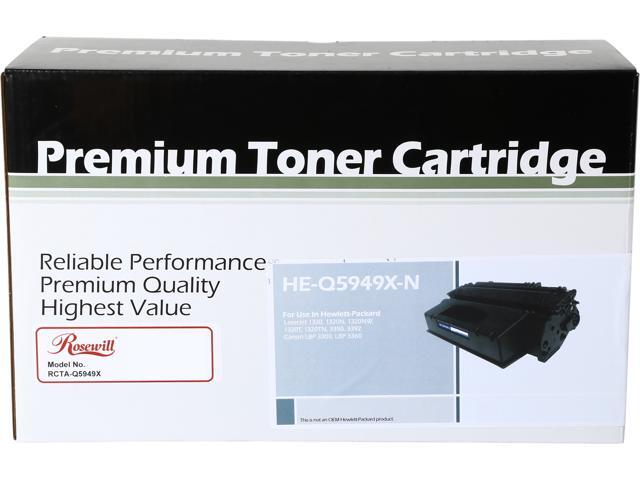 Rosewill Compatible Black Toner Cartridge Replacement for HP 49X Q5949X ...