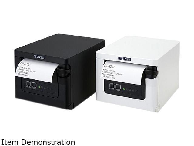 CITIZEN CT-S751 CT-S751NNUBK Ultra-fast 3-inch POS Thermal Printer ...