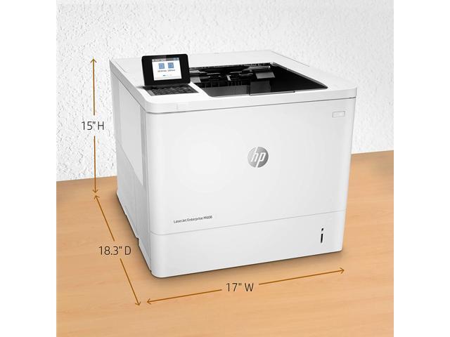HP LaserJet Enterprise M608n Monochrome Printer with built-in Ethernet ...