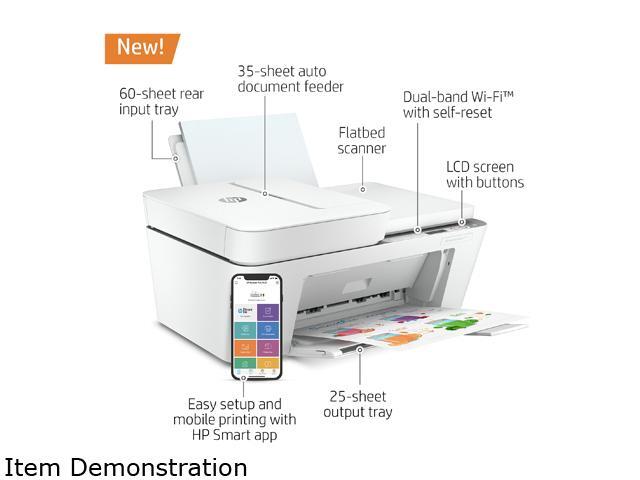 HP DeskJet 4155 Wireless All-in-One Color Printer - Newegg.com