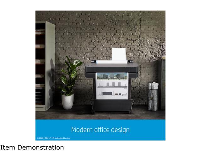 HP DesignJet T630 Large Format Wireless Plotter Printer - 24", with ...