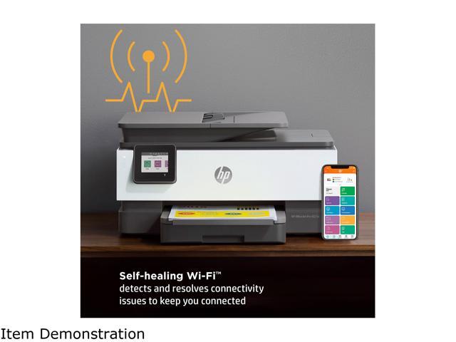 HP OfficeJet Pro 8025e All-in-One Wireless Color Printer, with bonus 6 ...