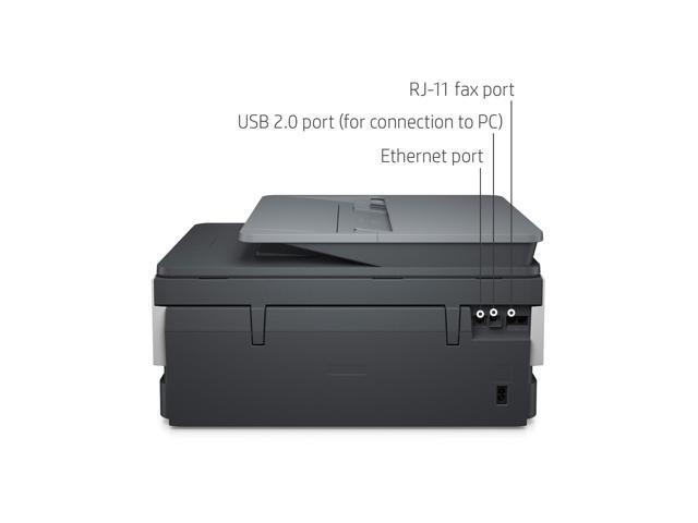 HP OfficeJet Pro 8025e All-in-One Wireless Color Printer, with bonus 6 ...