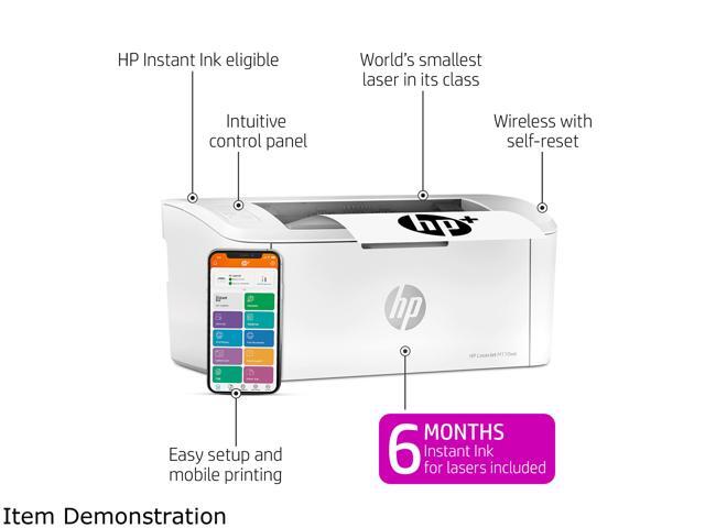 Open Box: HP LaserJet M110we Wireless Black & White Printer with HP+ ...