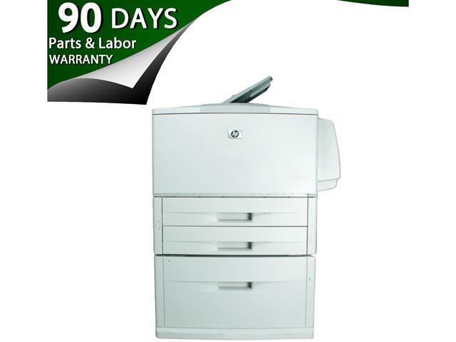 Refurbished: HP LaserJet 9050n 1200 dpi Monochrome Laser Printer come with brand new toner ...