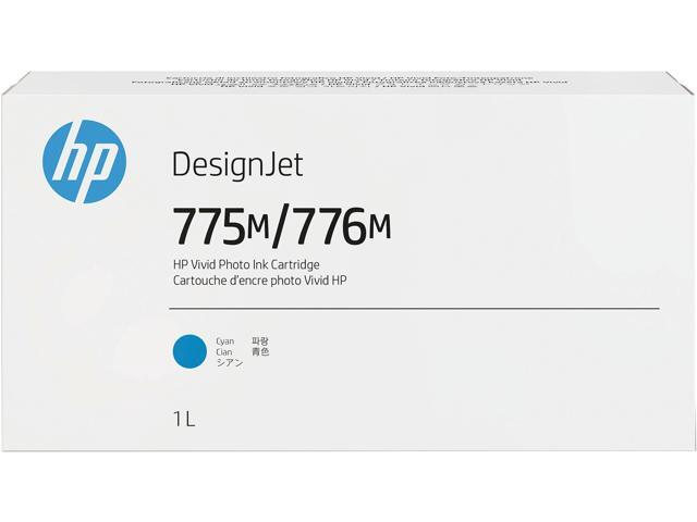 HP 775M/776M 3WW81A 1-liter Ink Cartridge Cyan - Newegg.com