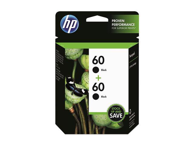 HP 60 Twin Pack Black Ink Cartridges(CZ071FN#140) - Newegg.ca