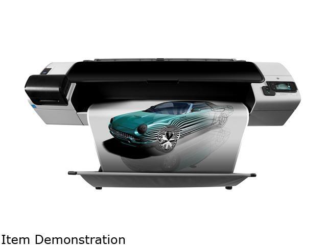 HP Designjet T1300 Ethernet (RJ-45) / USB Thermal Inkjet DesignJet ...