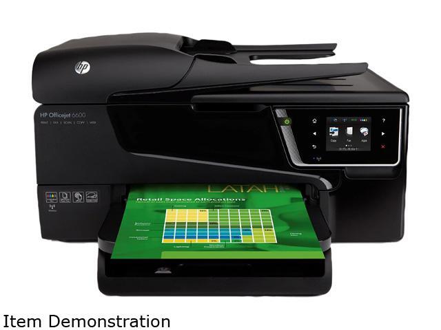 Refurbished: HP Officejet 6600 H711A USB / Wi-Fi InkJet Photo Color ...