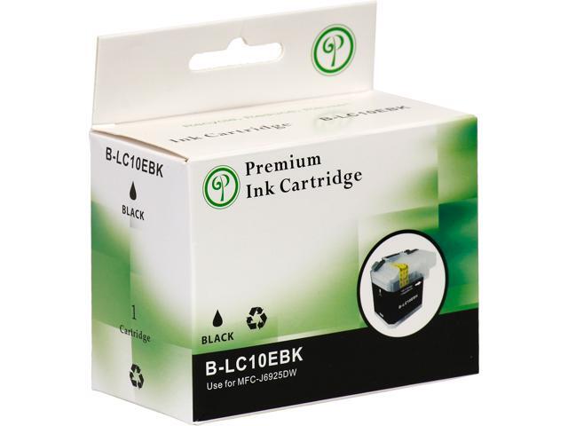 Green Project B-LC10EBK Black Ink Cartridge Compatible for Brother LC ...