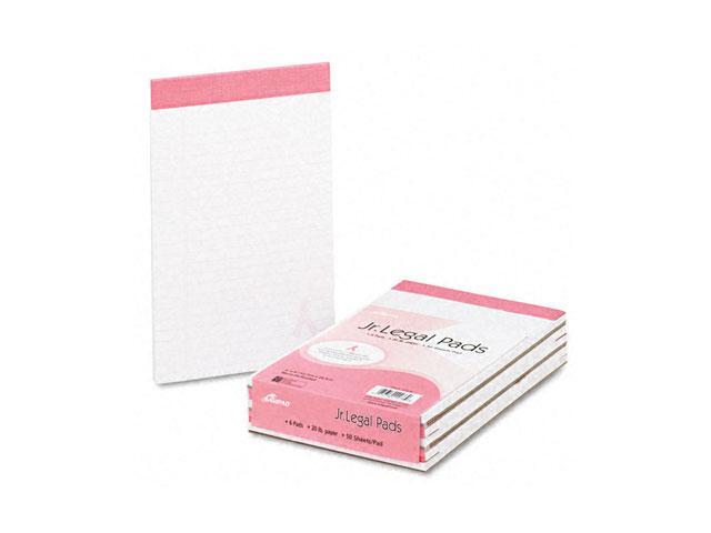 Ampad 20-078 Breast Cancer Awareness Pads, Lgl/Wide Rule, 5 x 8, Pink ...