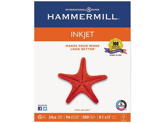 Hammermill Inkjet Paper, 96 Brightness, 24lb, 8-1/2 x 11, White, 500 ...