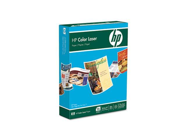 HP Color Laser Paper, 98 Brightness, 28lb, Letter, White, 2,500 Sheets ...