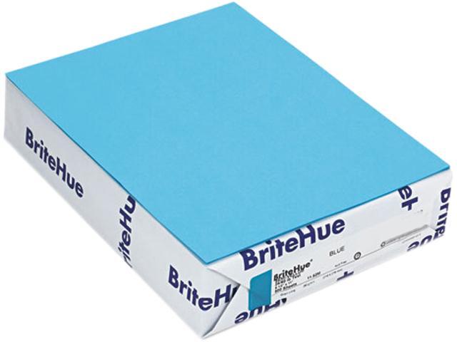 Mohawk Brite-Hue Multipurpose Colored Paper, 24lb, 8-1/2 x 11, Blue ...