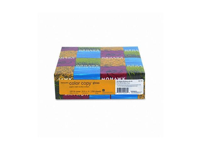 Mohawk 36-113 Color Copy Gloss Cover Paper, 100 lbs., 96 Brightness ...