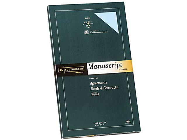 Southworth 41S 25% Cotton Fine Manuscript Covers, 30 lbs., 9 x 15-1/2 ...