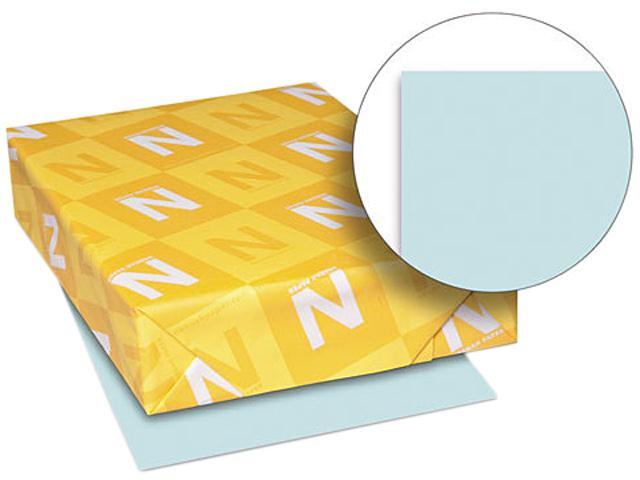Wausau Paper 49121 Exact Index Card Stock, 90 lbs., 8-1/2 x 11, Blue ...