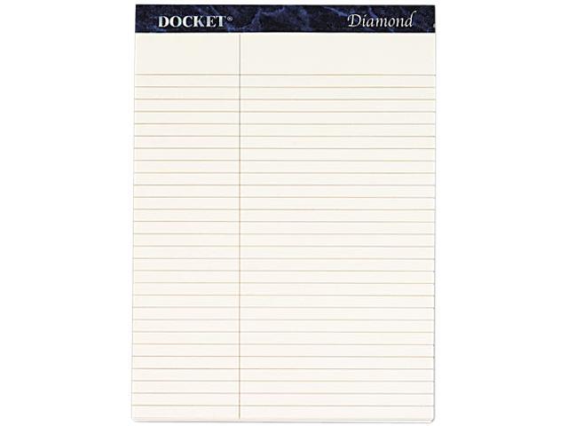 Tops 63983 Docket Diamond Law Ruled Pads, 8-1/2 x 11-3/4, Ivory, 2 50 ...