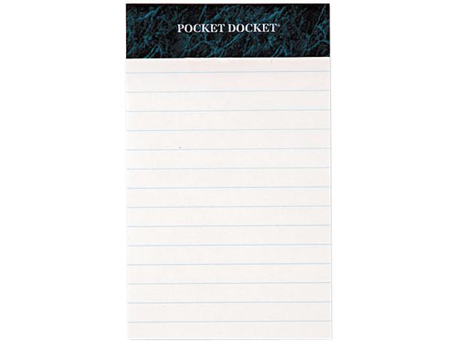 Tops 64680 Docket Perforated Pads, Legal Rule, 3 x 5, White, 12 50 ...