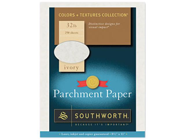 Southworth J988C Parchment Specialty Paper, 32 lbs., 8-1/2 x 11, Ivory ...