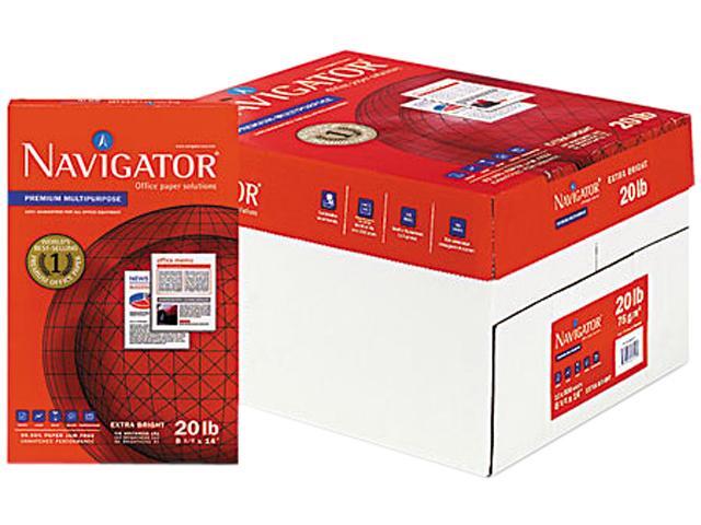 Navigator Premium Multipurpose Paper, 97 Brightness, 20lb, 8-1/2x14 ...