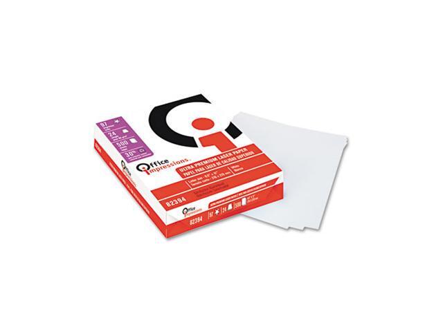 Office Impressions Ultra Premium Laser Paper, 97 Brightness, 24lb ...