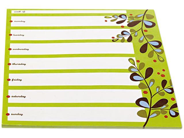 Post-it Super Sticky Notes Weekly Planner, 7 x 8, 26 Sheets/Pad, 1 Pad ...