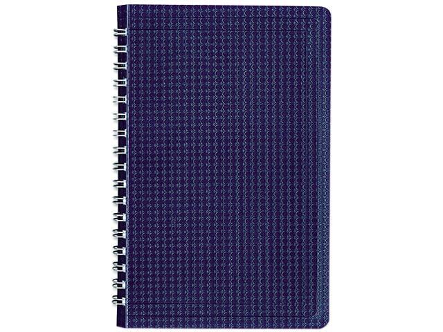 Blueline Poly Cover Notebook, 6 x 9 3/8, 80 Sheets, Ruled, Twin Wire ...