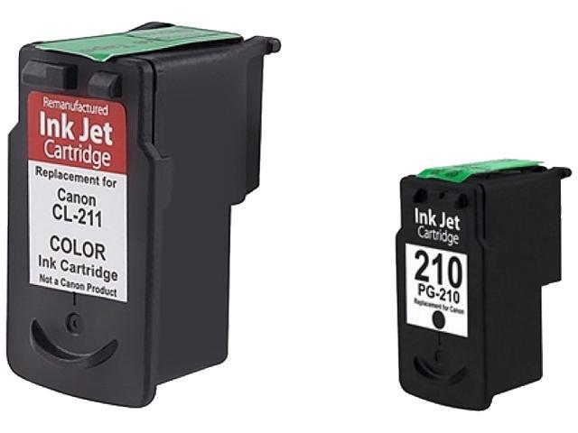 Insten 1042266 Black 2 Printer Ink Compatible with Canon MP240 MP270 ...