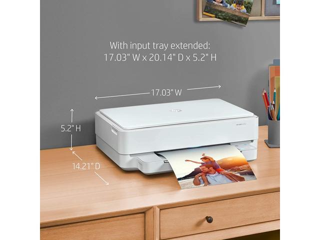 Refurbished: HP ENVY 6052 Wireless All-in-One Color Inkjet Printer ...