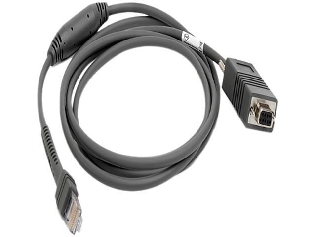 Zebra (Motorola/Symbol) CBA-R32-S07PAR Straight RS232 Cable True ...