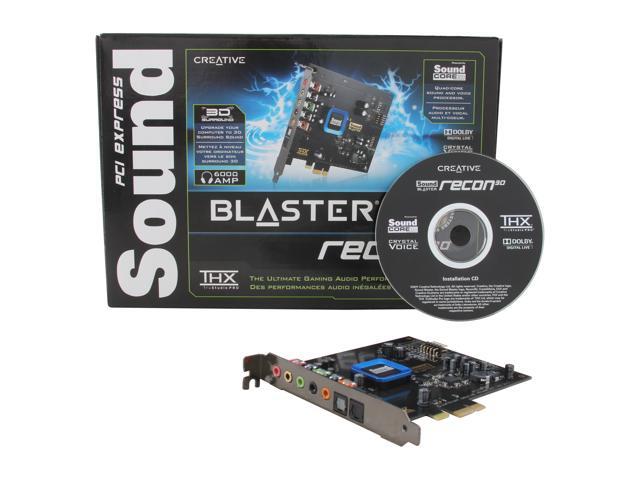 Creative Sound Blaster Recon3D PCIe (70SB135000000) Sound Card - Newegg.com