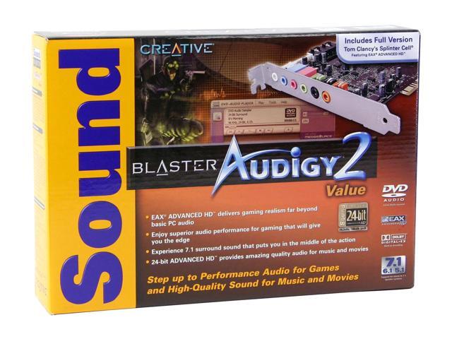 Creative Sound Blaster Audigy 2 Value SB0400 Sound Card - Newegg.com
