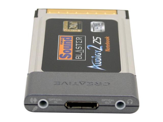 Open Box: Creative Sound Blaster Audigy 2 ZS Notebook PCMCIA Sound Card ...