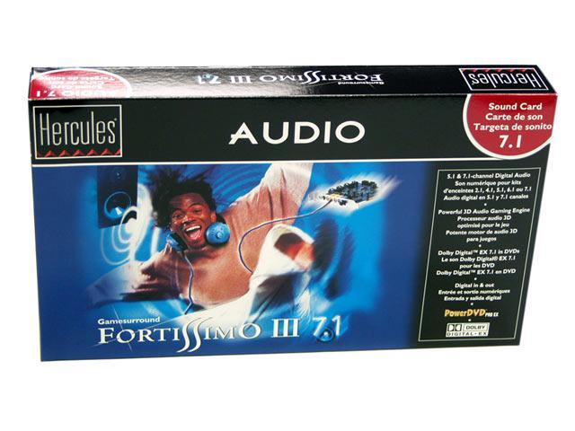 Hercules FORTISSIMO III Sound Card - Newegg.com
