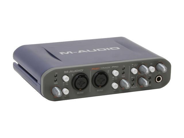 M-AUDIO Fast Track Pro 4 x 4 Mobile USB Audio/MIDI Interface with ...
