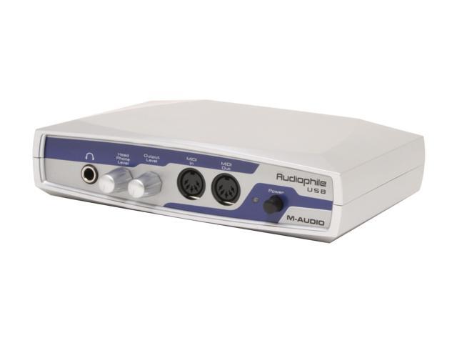 M-AUDIO Audiophile USB Audio-MIDI Interface with Digital I-O - Newegg.com