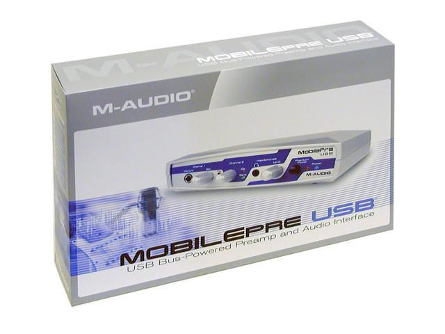 M-AUDIO MobilePre USB Bus-Powered Preamp and Audio Interface - Newegg.com