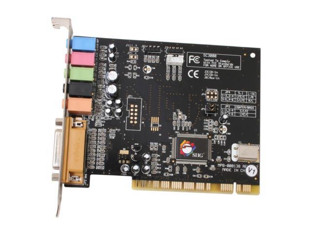 SIIG IC-510012 SoundWave 5.1 PCI Surround Sound Card - Newegg.com