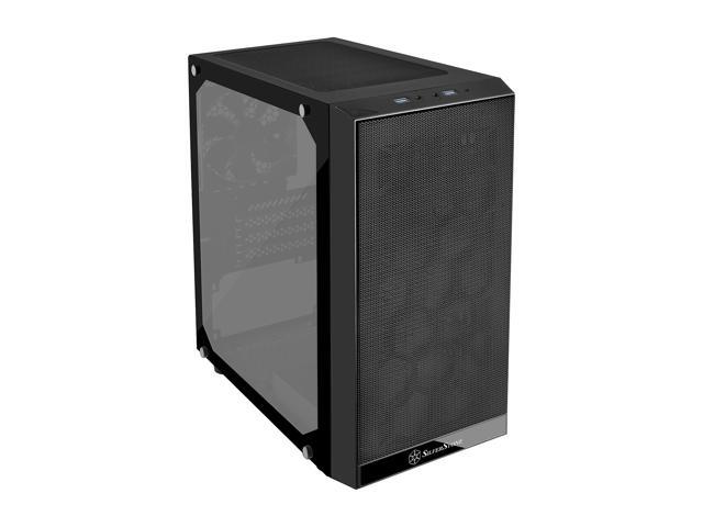silverstone technology ps15 pro, compact micro-atx chassis with ...