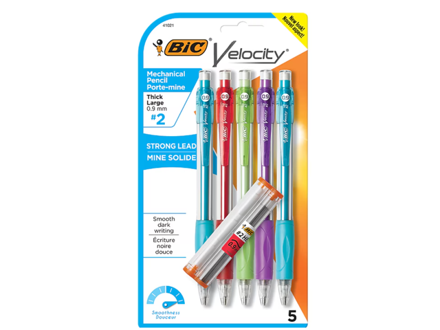 BIC Velocity Mechanical Pencil, 0.9mm Thick Point - Newegg.com