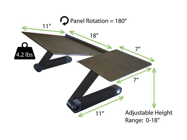 WorkEZ Adjustable Keyboard Stand for Desktop Computer Keyboard Riser ...