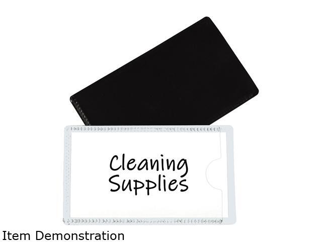 Slap-Stick Magnetic Label Holders, Side Load, 4.25 x 2.5, White, 10 ...