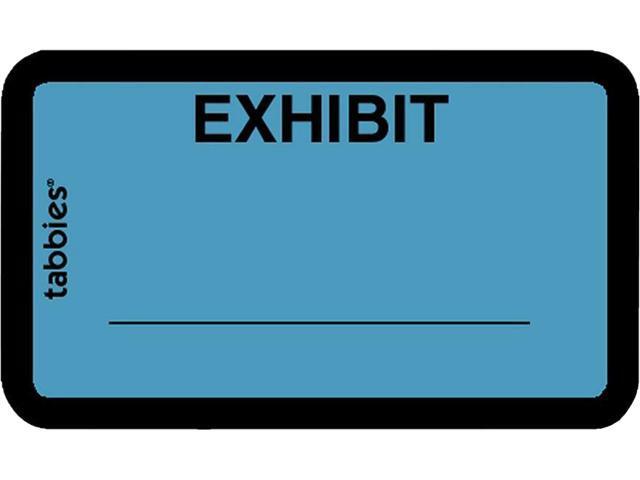 Tabbies Color-coded Legal Exhibit Labels - Newegg.com