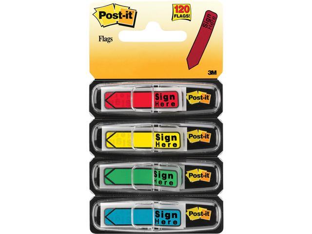 3M Post-It Sign Here Flag Sets - Newegg.com